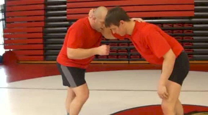 Elbow pass ankle pick