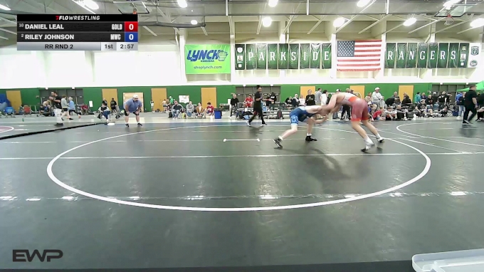 175 kg Rr Rnd 2 - Daniel Leal, Gold Rush Wrestling vs Riley Johnson ...
