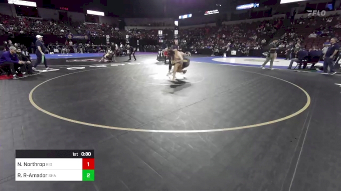 182 lbs Consi Of 32 #2 - Nate Northrop, Righetti (CS) vs Rafa Roman ...