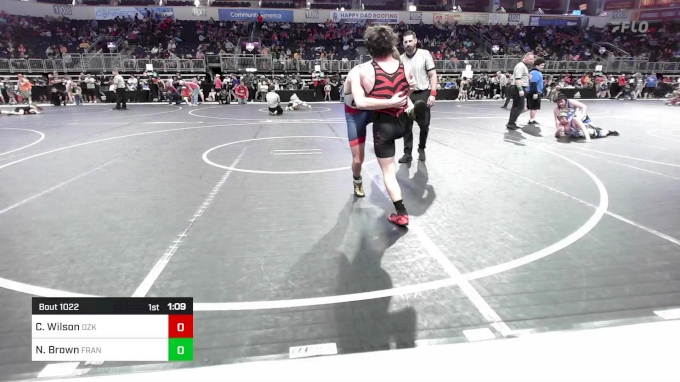 125 lbs Consolation - Colton Wilson, Ozark vs Noah Brown, FRANCIS ...