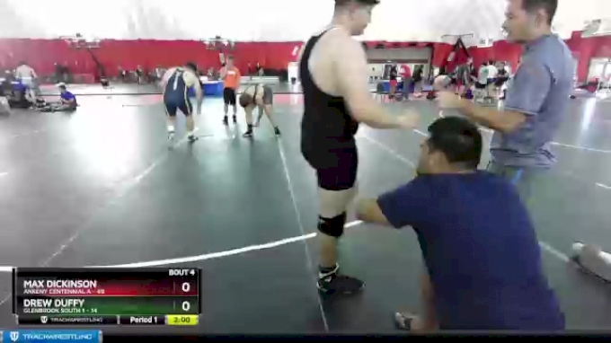 285 lbs Quarterfinals (8 Team) - Max Dickinson, Ankeny Centennial A vs ...