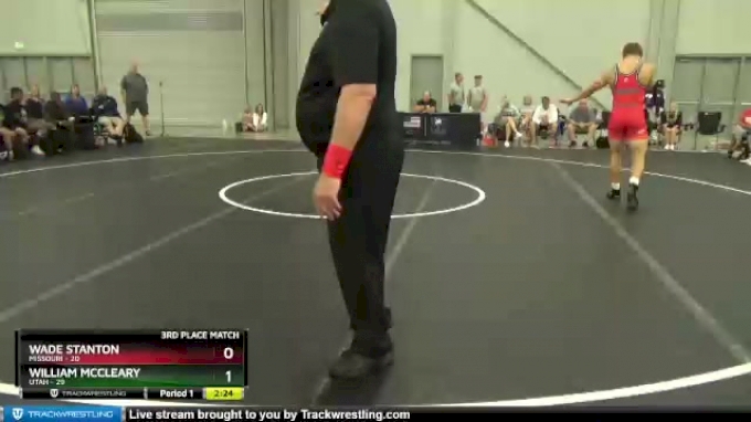 195 lbs Placement Matches (8 Team) - Wade Stanton, Missouri vs William ...