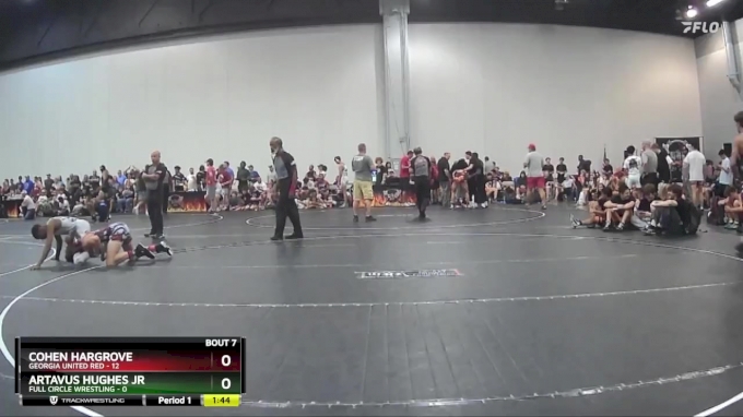 120 lbs Round 3 (6 Team) - Cohen Hargrove, Georgia United Red vs ...