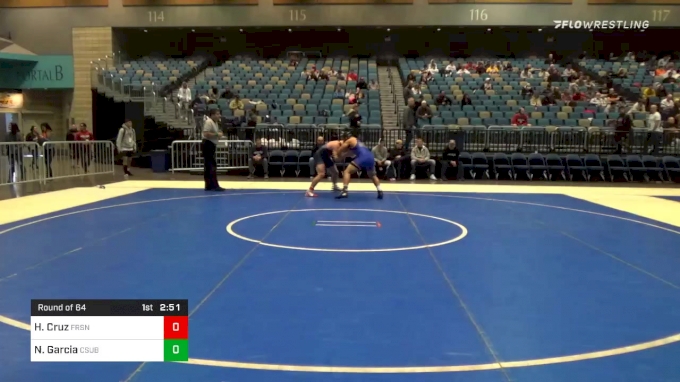 184 lbs Prelims - Hunter Cruz, Fresno State vs Noe Garcia, UN-Cal St ...