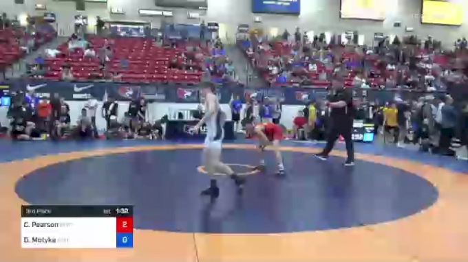 45 kg 3rd Place - Carter Pearson, Sebolt Wrestling Academy vs Davis ...