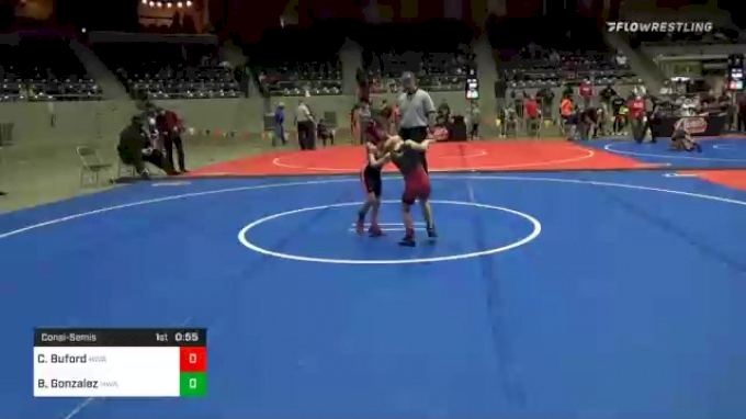 45 lbs Consolation - Carli Buford, Hurricane Wrestling Academy vs ...
