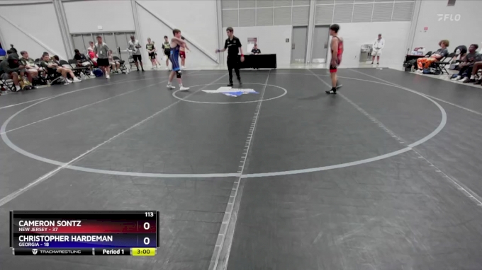 120 lbs Round 2 (8 Team) - Alex Esposito, New Jersey vs Gabriel Burns ...
