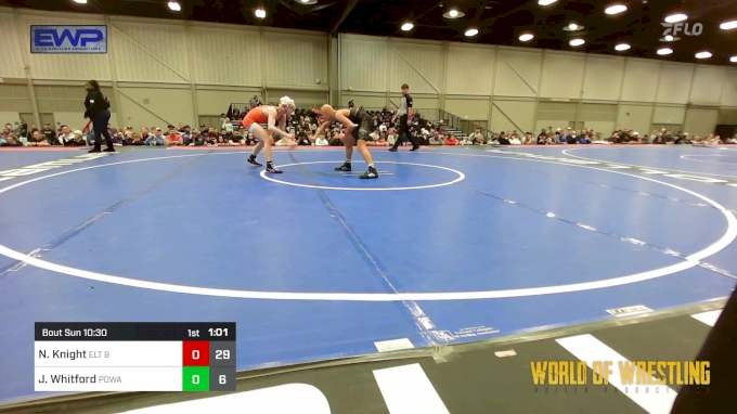 120 lbs Rr Rnd 1 - Noah Knight, Oklahoma Elite 14u Black vs Joe ...
