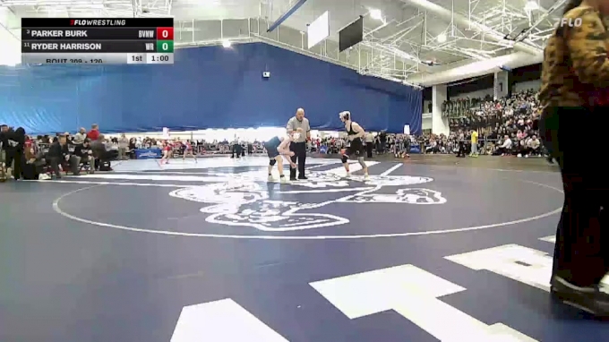 120 lbs Cons. Round 3 - Parker Burk, Blue Valley Northwest vs Ryder ...