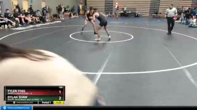 130 lbs Round 2: 6:00pm Fri. - Dylan Shaw, South Anchorage High School vs TYLER FOSS, Wasilla ...