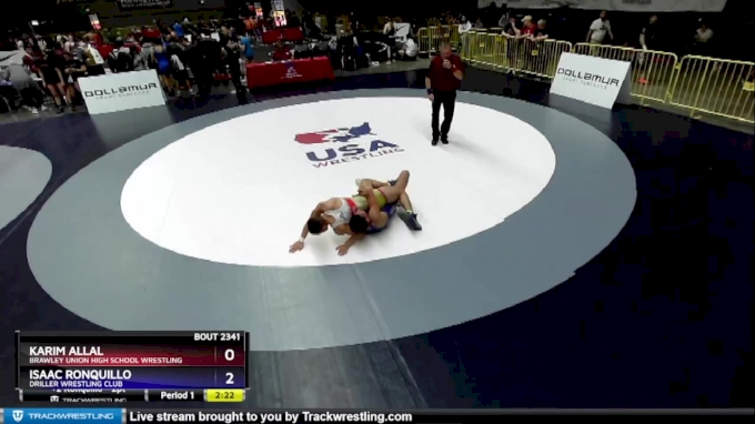 126 lbs Cons. Round 3 - Karim Allal, Brawley Union High School ...