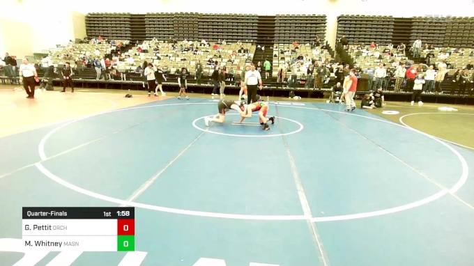 108-H lbs Quarterfinal - Greyson Pettit, Orchard South WC vs Mason ...