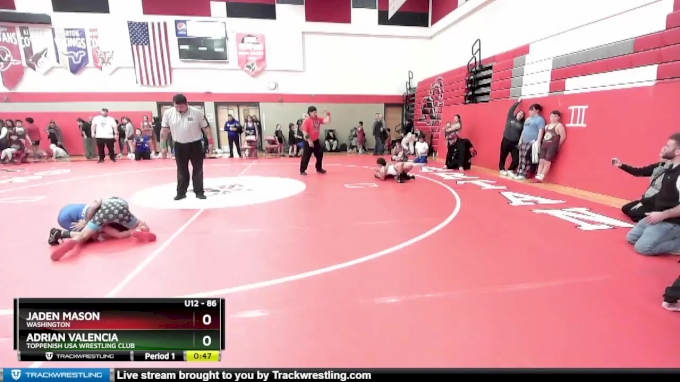 86 lbs Semifinal - Jaden Mason, Washington vs Adrian Valencia ...