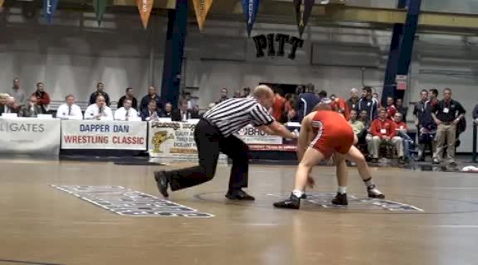 140 lbs match Mike Innis wpial vs. Brian Gibbs Michigan