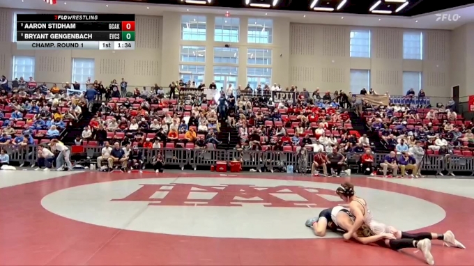 113 lbs Champ. Round 1 - Aaron Stidham, Grace Christian Academy ...