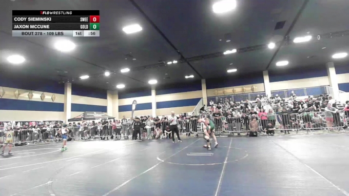 109 lbs Consi Of 4 - Cody Sieminski, Sweet Home vs Jaxon McCune, Gold ...