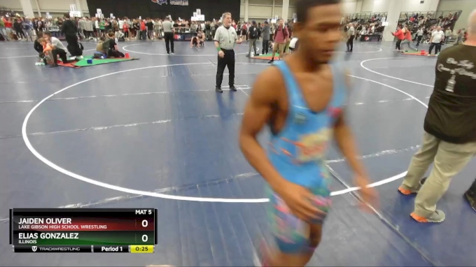 144 lbs Cons. Round 4 - Jaiden Oliver, Lake Gibson High School ...