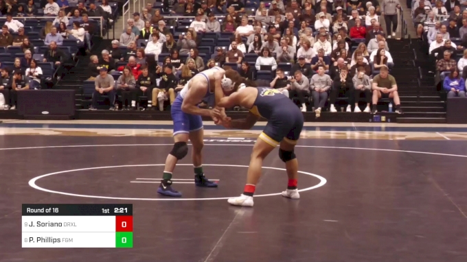 141 lbs Round Of 16 - Jordan Soriano, Drexel vs Pat Phillips, Franklin ...