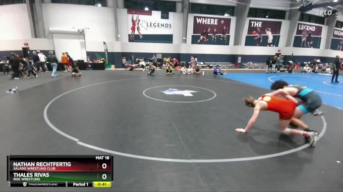 144 lbs 2nd Place Match - Thales Rivas, Rise Wrestling vs Nathan ...