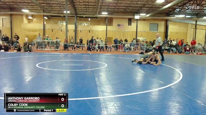 133 lbs Cons. Round 3 - Colby Cook, UN Clackamas Community College vs ...
