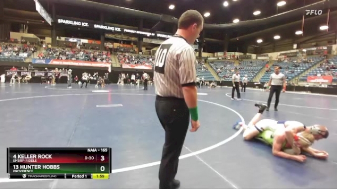165 lbs Champ. Round 2 - 13 Hunter Hobbs, Providence vs 4 Keller Rock ...