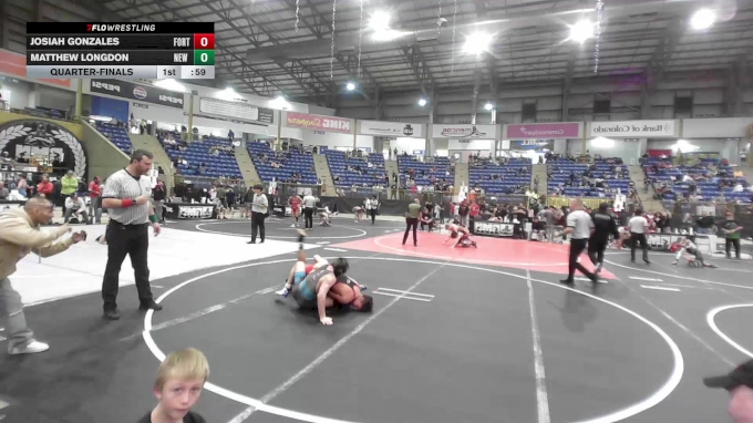 138 lbs Quarterfinal - Josiah Gonzales, Fort Lupton Bluedevils vs ...