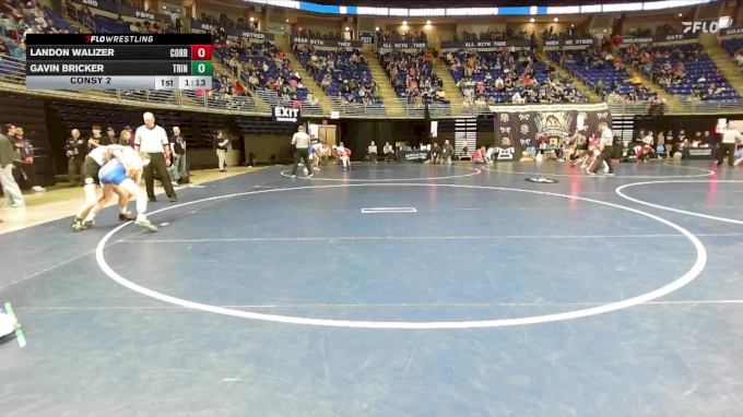 117 lbs Consy 2 - Landon Walizer, Corry vs Gavin Bricker, Trinity