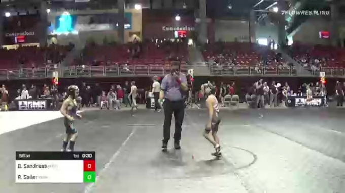 58 lbs Consolation - Blake Sandness, Matpac ND vs Rex Sailer, Yankton ...
