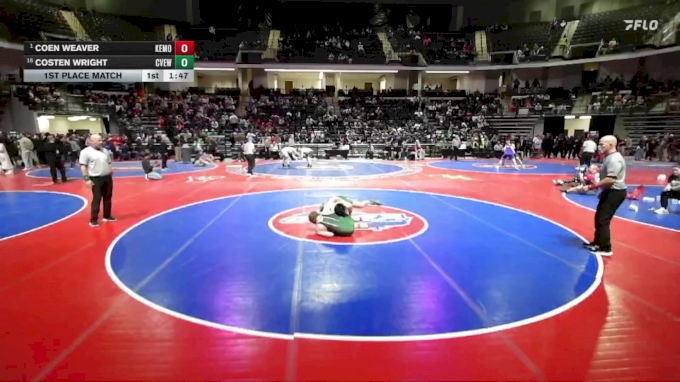 190-5A 1st Place Match - Coen Weaver, Kennesaw Mountain vs Costen ...
