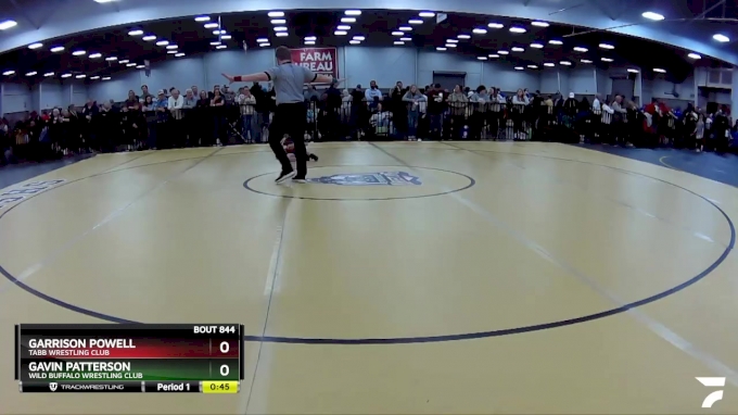 63 lbs Cons. Round 4 - Gavin Patterson, Wild Buffalo Wrestling Club vs ...