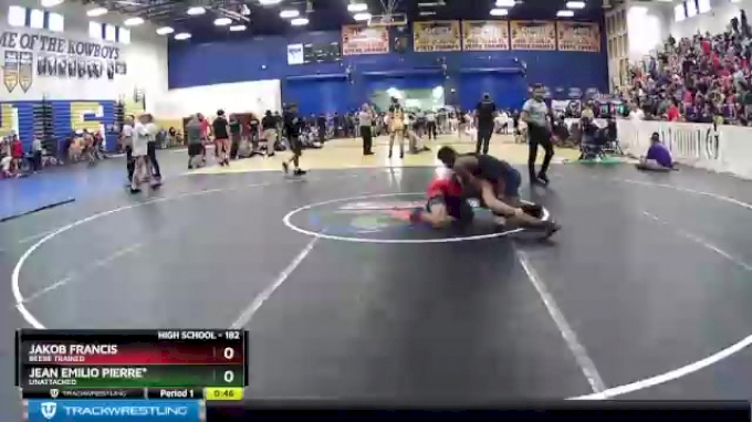 182 lbs Cons. Round 2 - Jakob Francis, Beebe Trained vs Jean Emilio Pierre*, Unattached