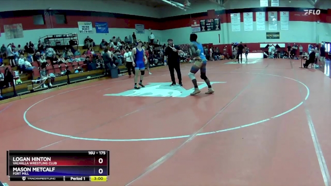 175 lbs Semifinal - Mason Metcalf, Fort Mill vs Logan Hinton, Valhalla ...
