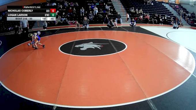 50 lbs Semifinal - Logan Larson, Roughhouse Wrestling vs Nicholas ...