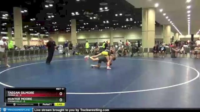 106 lbs Placement Matches (8 Team) - Hunter Moore, Strongsville vs ...
