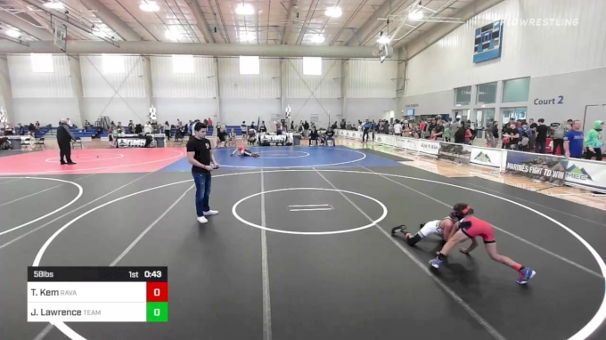 58 lbs Final - Tayven Kem, Ravage vs Julian Lawrence, Team Aggression