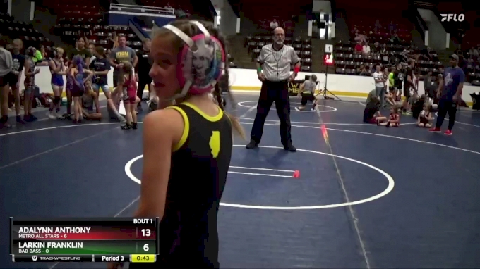 58 lbs Finals (2 Team) - Nora Rauen, Metro All Stars vs Zenaida Tapia ...