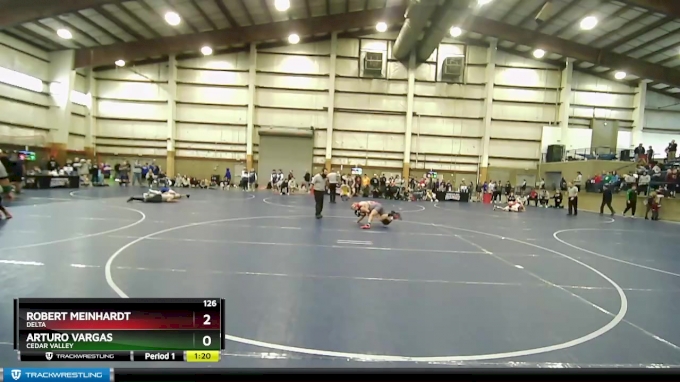126 lbs Cons. Round 4 - Robert Meinhardt, Delta vs Arturo Vargas, Cedar ...