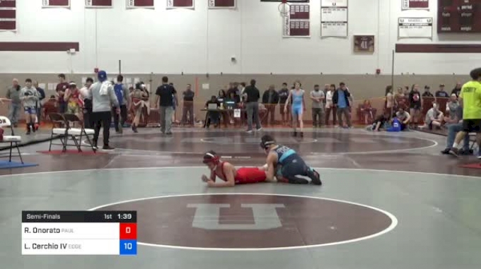 106 lbs Semifinal - Roman Onorato, Paulsboro vs Louie Cerchio IV, Edge