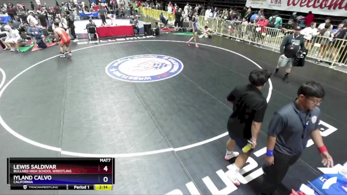 175 lbs Champ. Round 3 - Lewis Saldivar, Bullard High School Wrestling ...