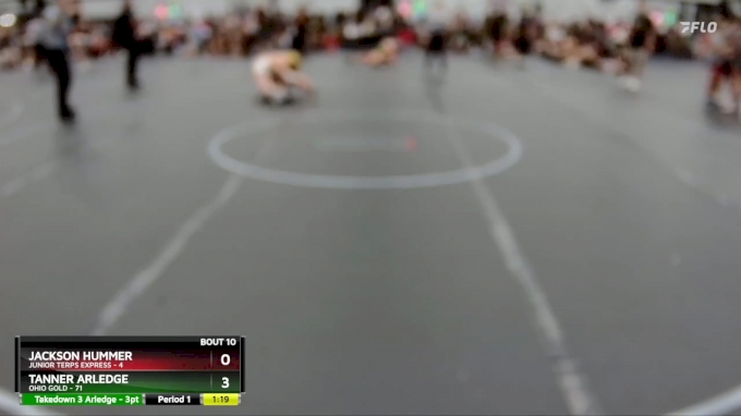 210 lbs Round 3 (8 Team) - Tanner Arledge, Ohio Gold vs Jackson Hummer ...
