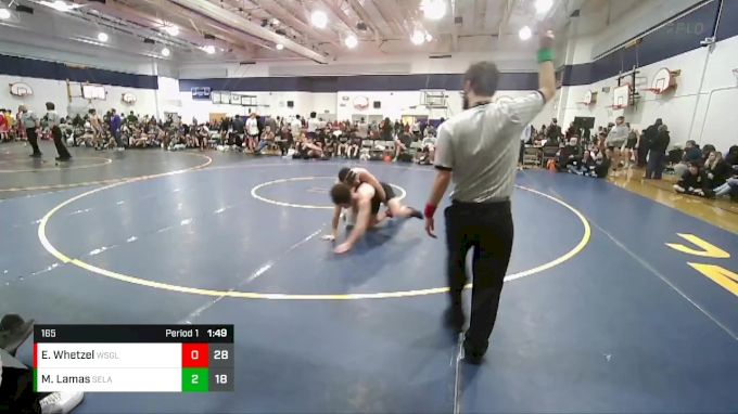 165 lbs Round 1 (4 Team) - Everett Whetzel, Washougal vs Mario Lamas, Selah