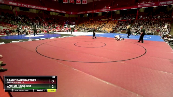 120 lbs D2/d3 - Semi-finals (sat 10:00am.) - Brady Baumgartner, Prairie ...