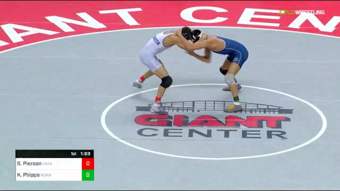 120 lbs Final - Sean Pierson, Nazareth vs Kurtis Phipps, Norwin