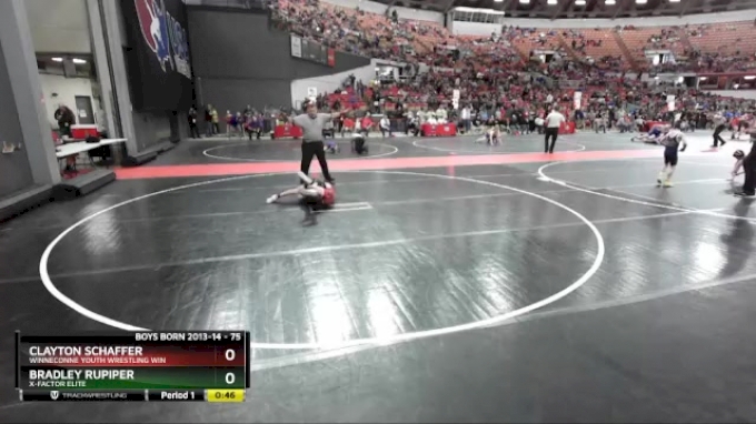 75 lbs Cons. Semi - Bradley Rupiper, X-Factor Elite vs Clayton Schaffer ...