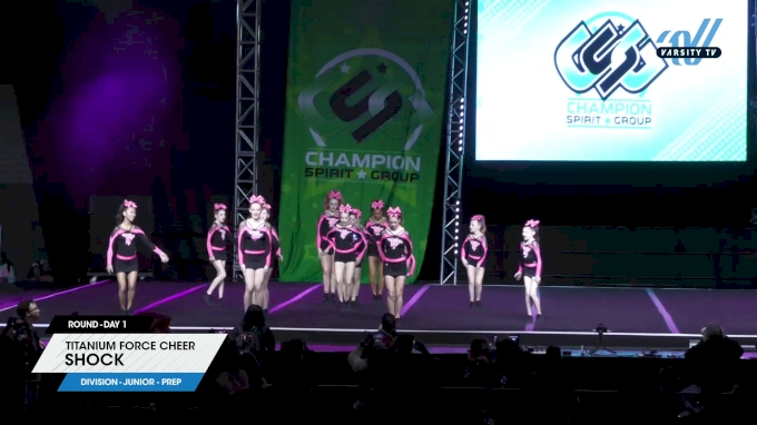 Titanium Force Cheer - Shock [2024 L1.1 Junior - PREP Day 1] 2024 CSG ...