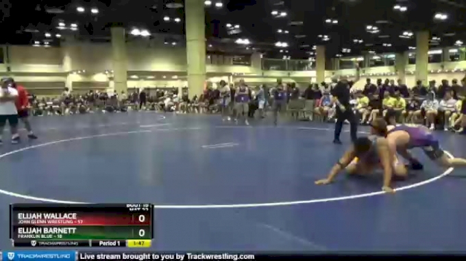 285 lbs Quarters & Wb (16 Team) - Elijah Barnett, Franklin Blue vs ...