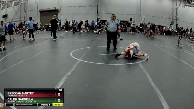 60 lbs Round 3 (4 Team) - Caleb Nardella, Revival Uprising Orange vs Breccan Hartey, Thunderstruck