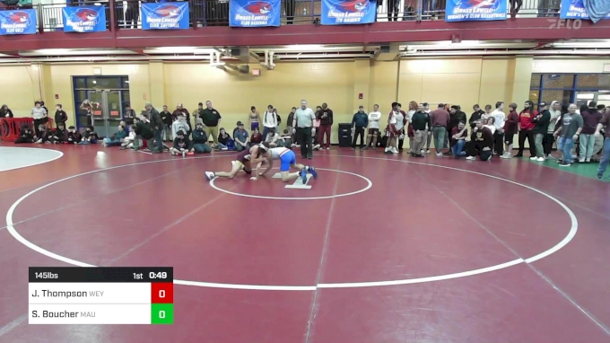 145 lbs Consi Of 16 #1 - Jake Thompson, Weymouth vs Spencer Boucher, Mt ...