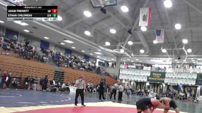 150 lbs Champ. Round 1 - Ethan Childress, Slam Academy vs Adam Prewett ...