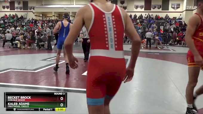 144 lbs Round 3 - Kaleb Adams, Crestwood, Cresco vs Becket Brock ...